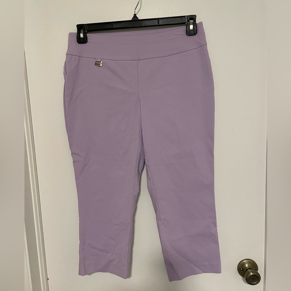 Alfani | Pants & Jumpsuits | Alfani Light Purple Capri Pants | Poshmark